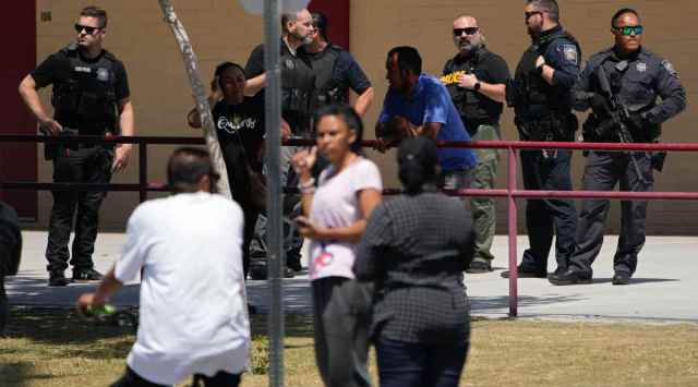 1 adult injured in shooting at Las Vegas middle school | World News ...