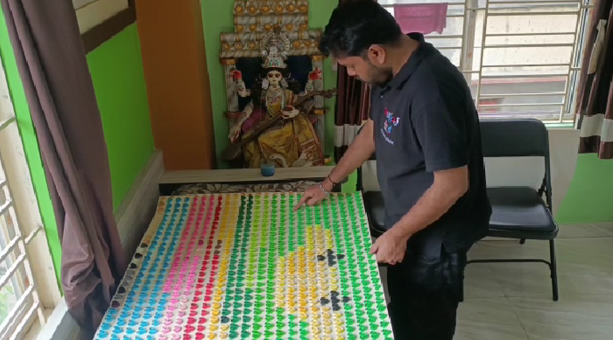 Tripura man eyes Guinness world record with quilling paper art | North ...