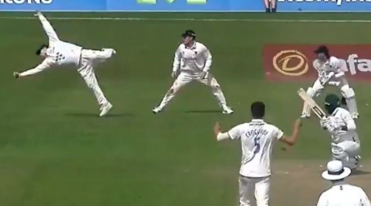 Watch: Steve Smith grabs a one-handed screamer in County Championship ...