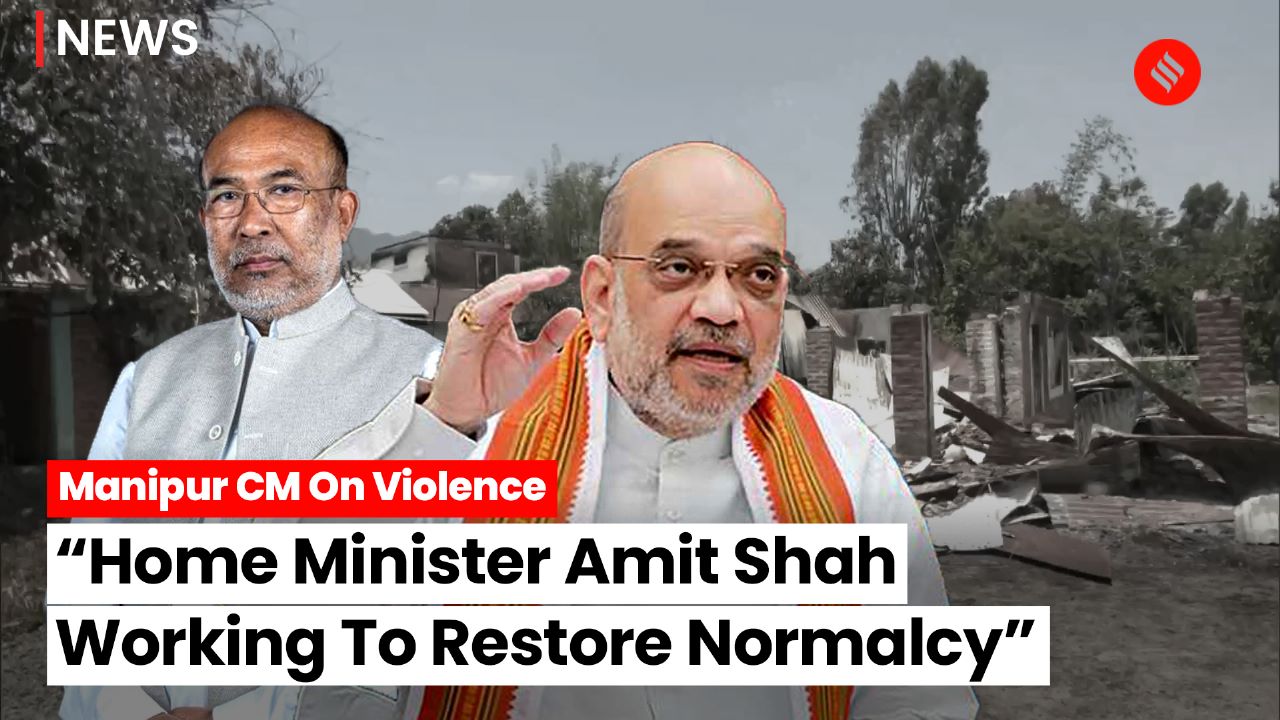 Manipur cm biren singh on violence in state home minister amit shah ...