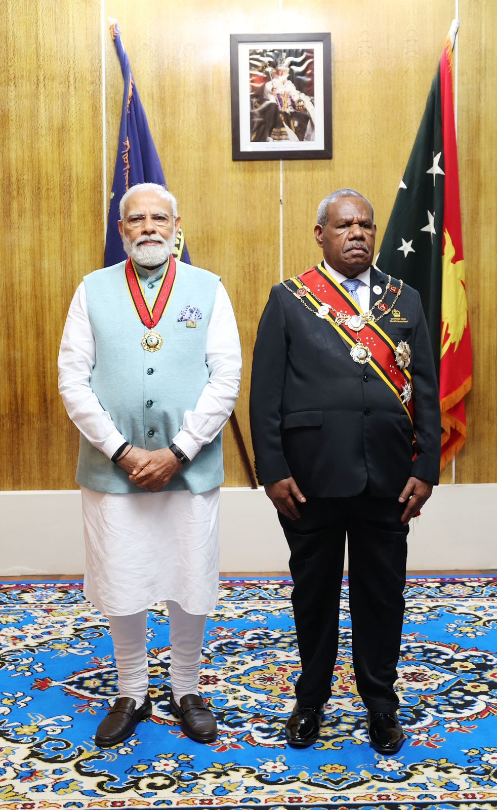 PM Modi conferred with the highest honours of Fiji and Papua New Guinea | India News - The ...