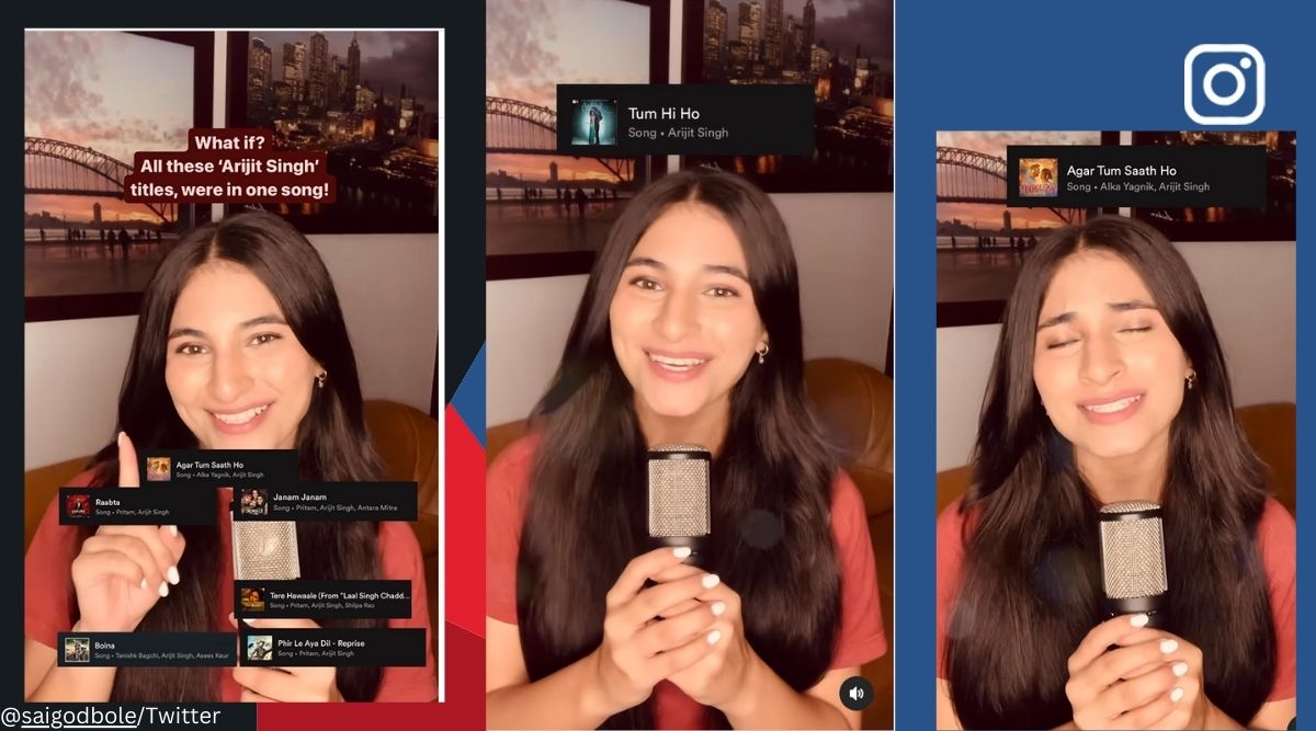 Woman creates a unique mashup using Arijit Singh’s popular song titles ...