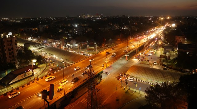 Ashram flyover opens to heavy vehicles | Delhi News - The Indian Express