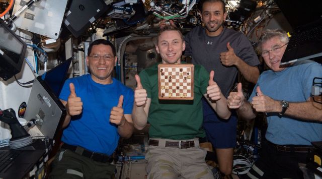 NASA take chess in space, ISS and Mission Control battle it out on the ...