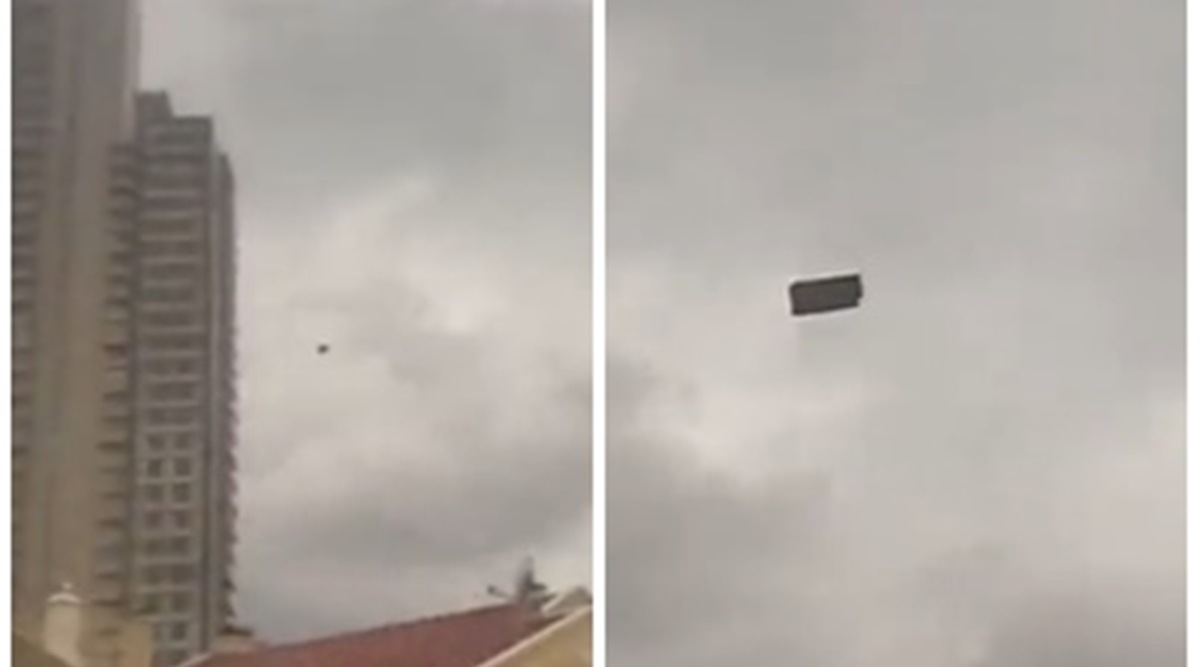 ‘Aladdin strikes again’: Storm in Turkey sends a sofa flying out of a ...