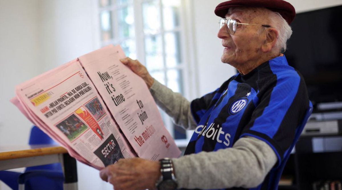 I would give up my pension for an Inter win, says 100-year-old fan ...
