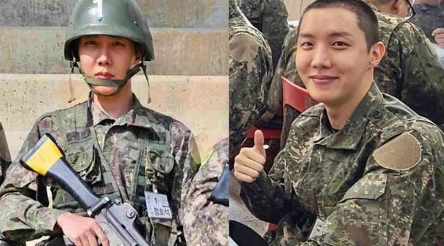 J-Hope trains with gun in latest photos from military camp, ARMY says ...