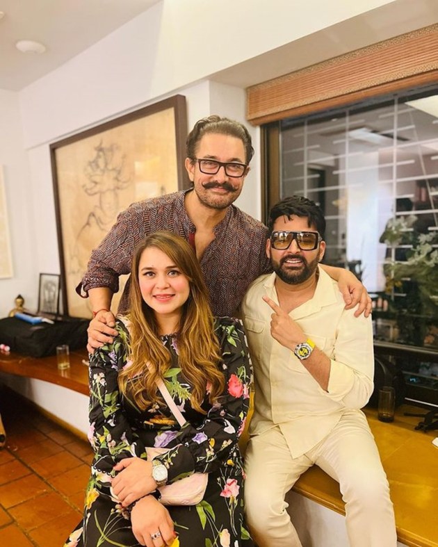 Aamir Khan-hosted ‘wonderful evening’ saw Kapil Sharma, Kiku Sharda and Carry On Jatta 3 team as ...