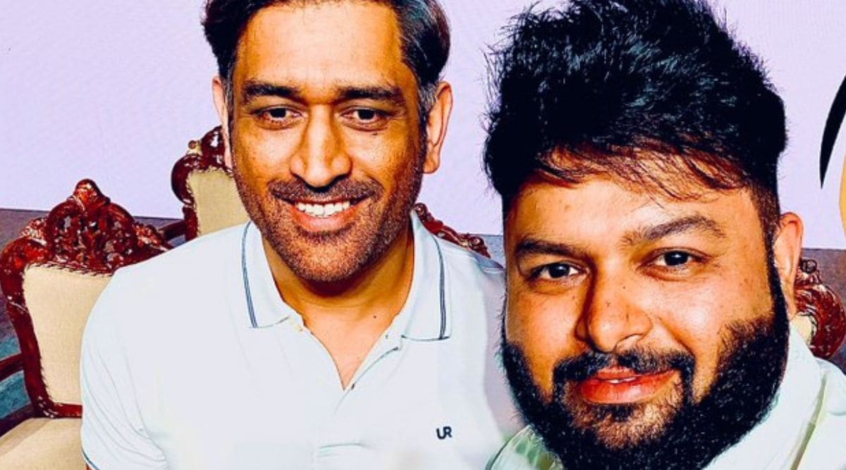 S Thaman meets Mahendra Singh Dhoni: ‘Heart is jumping in Joy’ | Telugu ...