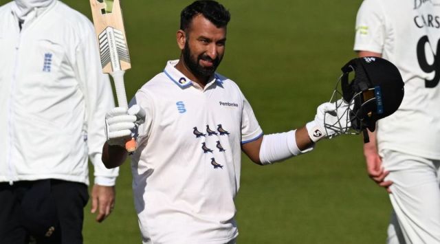 Cheteshwar Pujara brings up third ton for Sussex in four matches of ...
