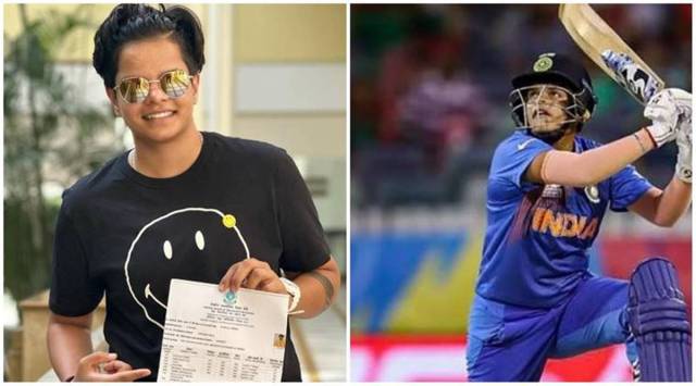 Shafali Verma shares her class 12 marksheet, reveals her score ...