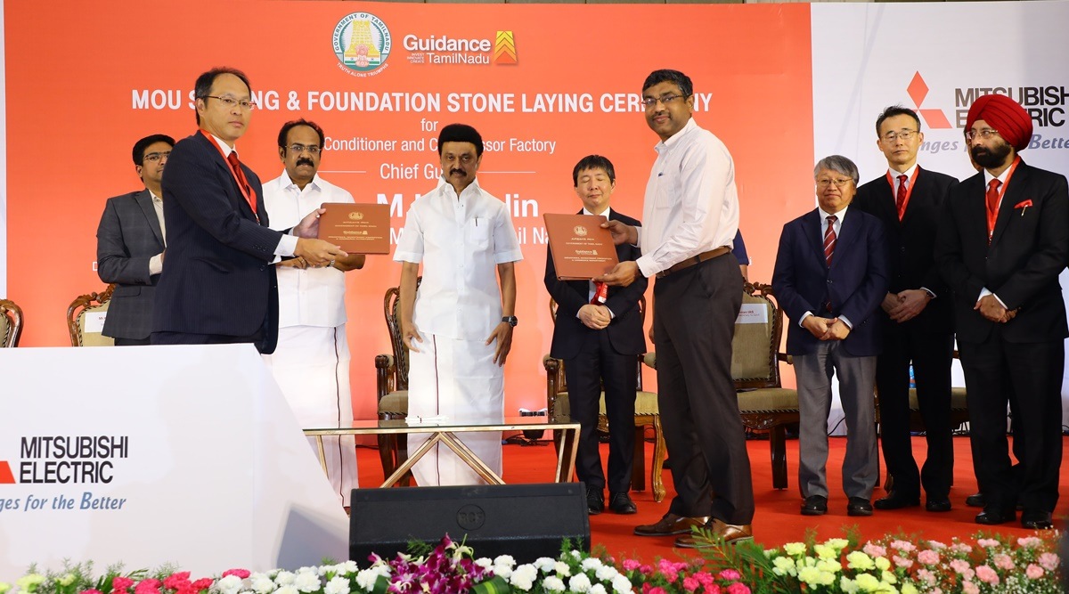 Tamil Nadu CM Stalin lays foundation stone for Mitsubishi factory ...