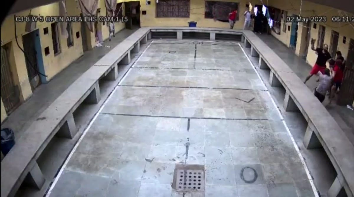 CCTV footage of Tillu murder in Tihar surfaces, stabbed 90 times ...