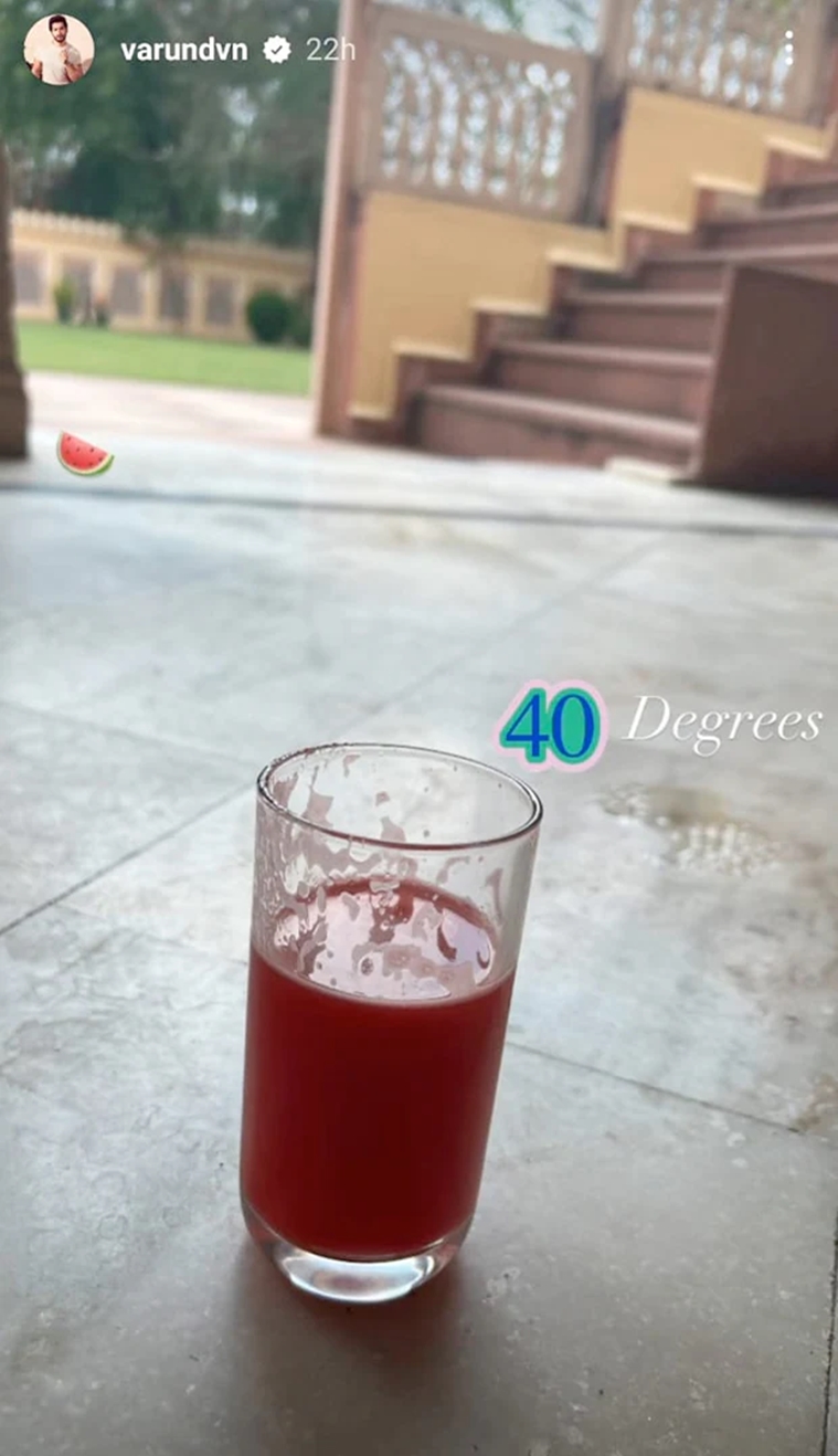 Varun Dhawan relishes a glass of watermelon juice; know how it helps ...