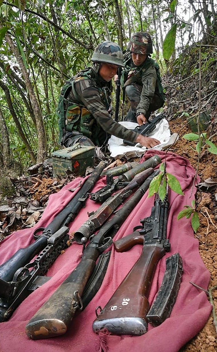 130 weapons deposited in Imphal valley dropbox where youth may leave ...