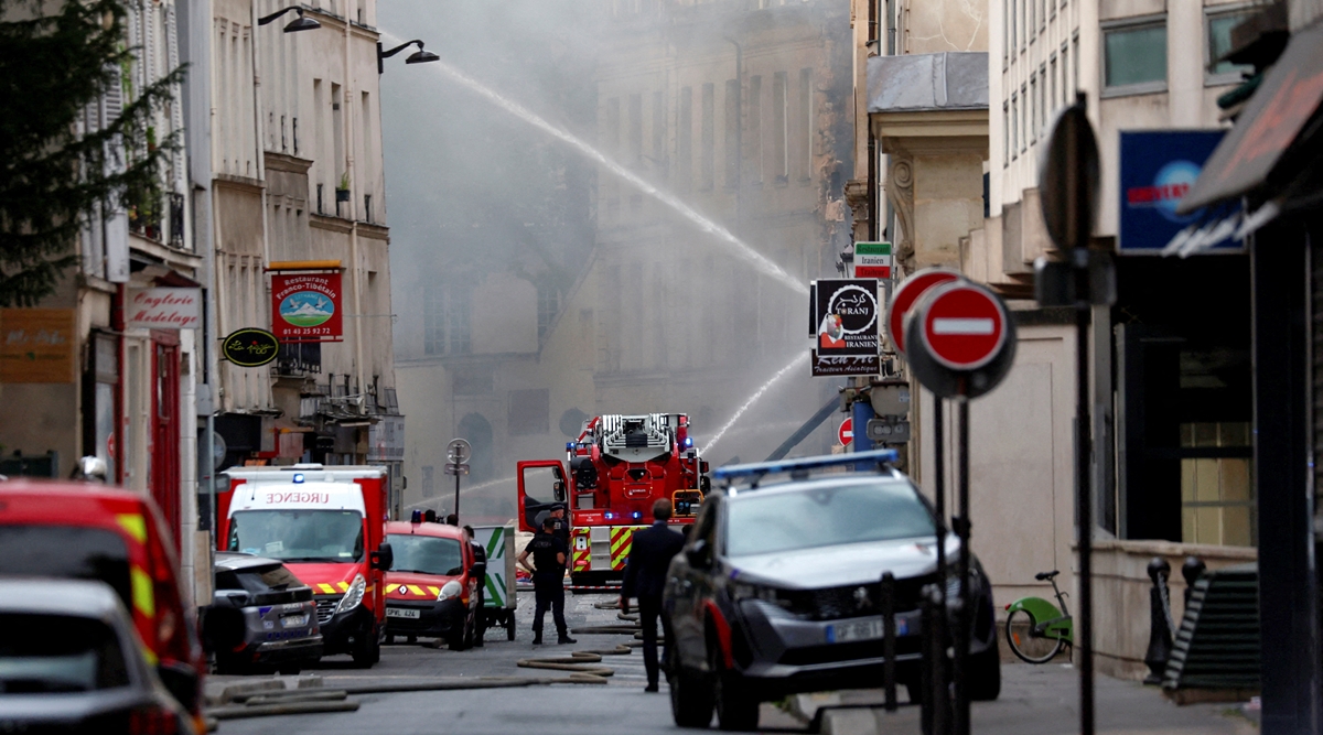 Paris fire: At least 37 hurt, sniffer dogs pick up scent under rubble ...