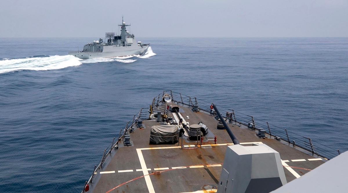 Watch: New US video showing close-call in Taiwan Strait with Chinese ...