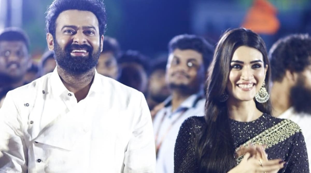 Prabhas, Kriti Sanon and team come together for grand Adipurush pre ...