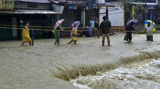 Assam flood: Over 4 lakh hit, Amit Shah assures assistance | India News - The Indian Express