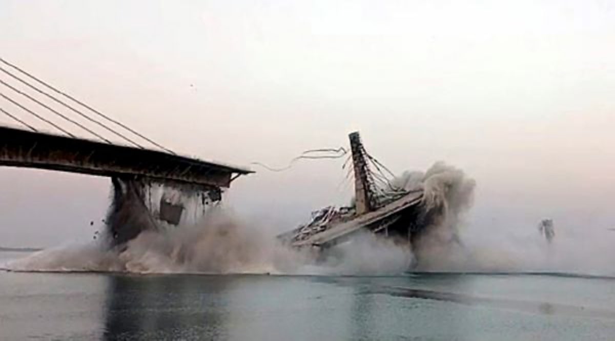 Bihar bridge collapse: Infra firm under scanner, BJP targets Tejashwi ...