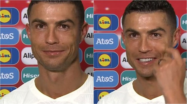 Not too close. Too many wrinkles: Cristiano Ronaldo shares light moment ...