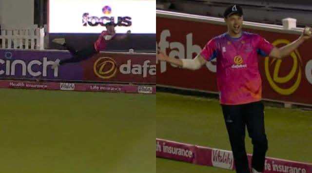 WATCH: Brad Currie takes jaw-dropping one-handed catch being called as ...