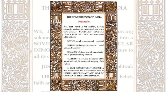 Telangana officials told to have image of amended Preamble pasted on ...