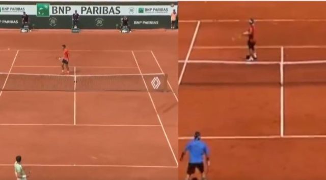 Watch: Carlos Alcaraz’s cross-court shot against Novak Djokovic mirrors ...