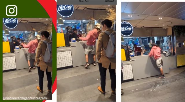 ‘mcroyal Rumble Food Fight Erupts Between Customer And Mcdonalds