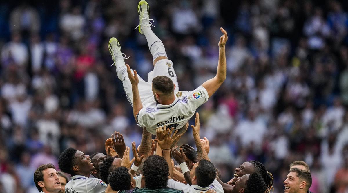 Watch: Karim Benzema scores in final game with Real Madrid | Football ...