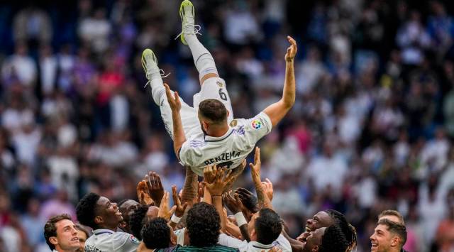 Watch: Karim Benzema scores in final game with Real Madrid | Football ...