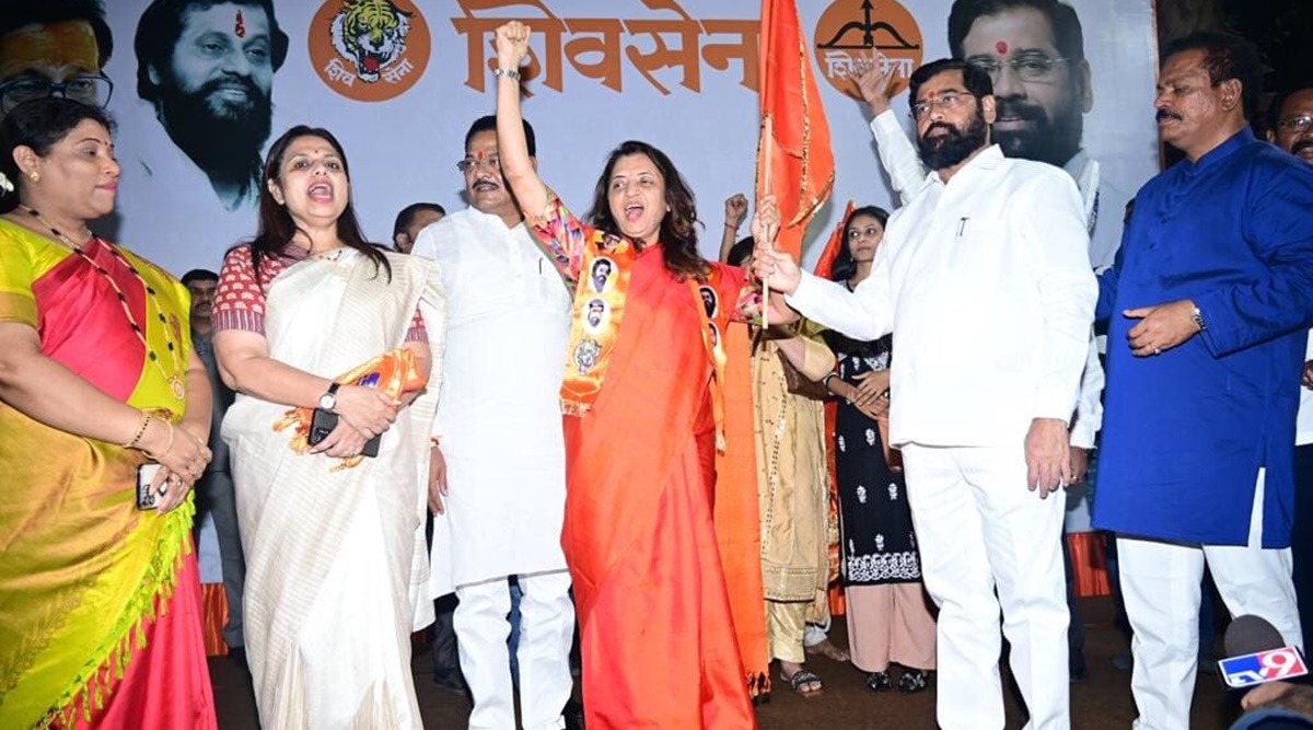 Manisha Kayande joins Shinde-led Sena, second MLC from Uddhav camp to ...