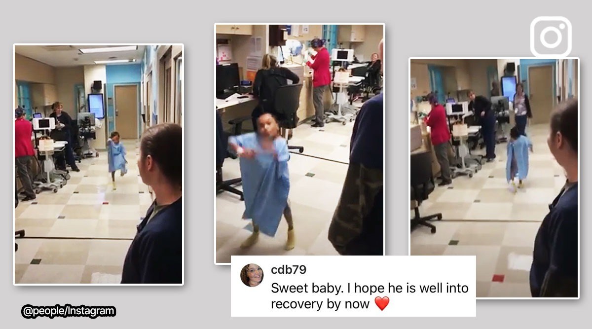 ‘I needed this today’: Little boy dances enthusiastically in hospital ...