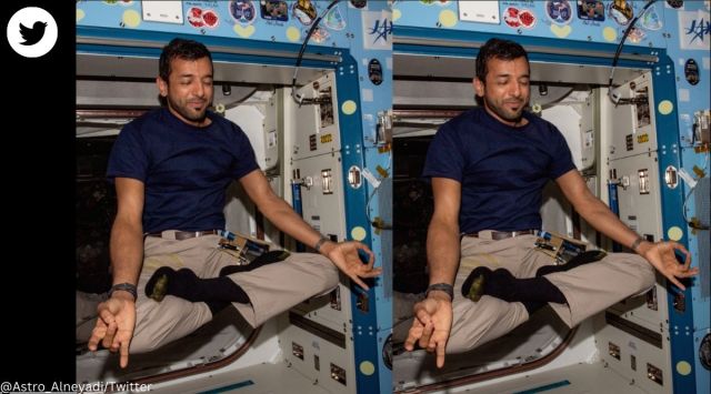 On International Yoga Day, astronaut does yoga in zero gravity on ISS ...