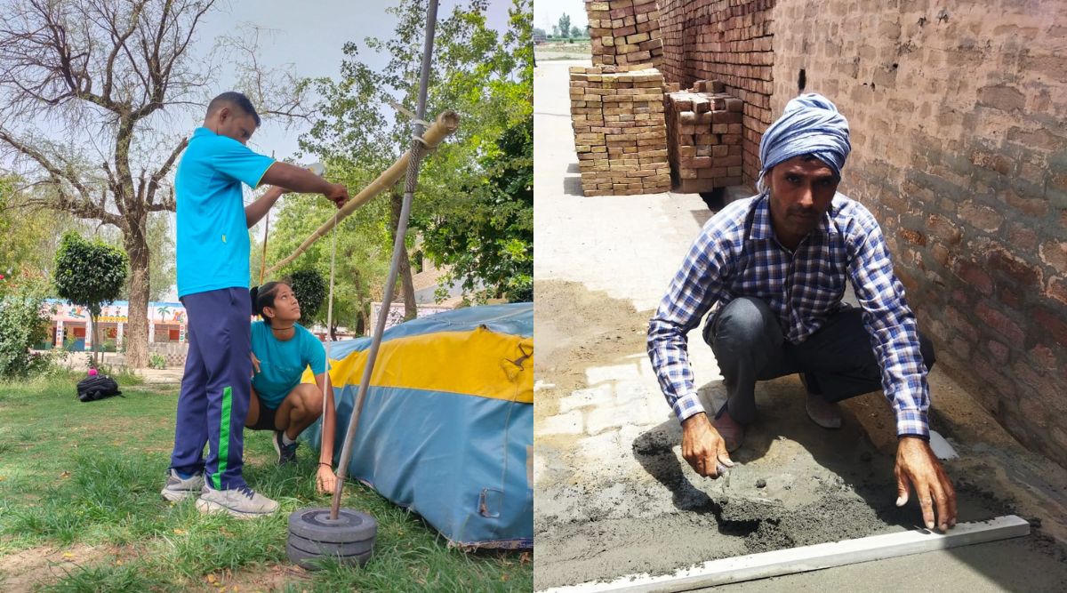 Mason’s daughter, who practised with hay sacks and bamboo sticks, is ...