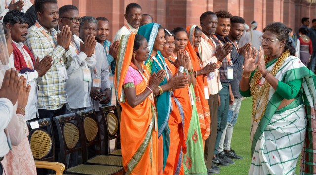 Rashtrapati Bhavan your home too, Droupadi Murmu tells visiting tribals ...