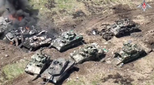 Russia releases video of captured German tanks, US fighting vehicles in ...