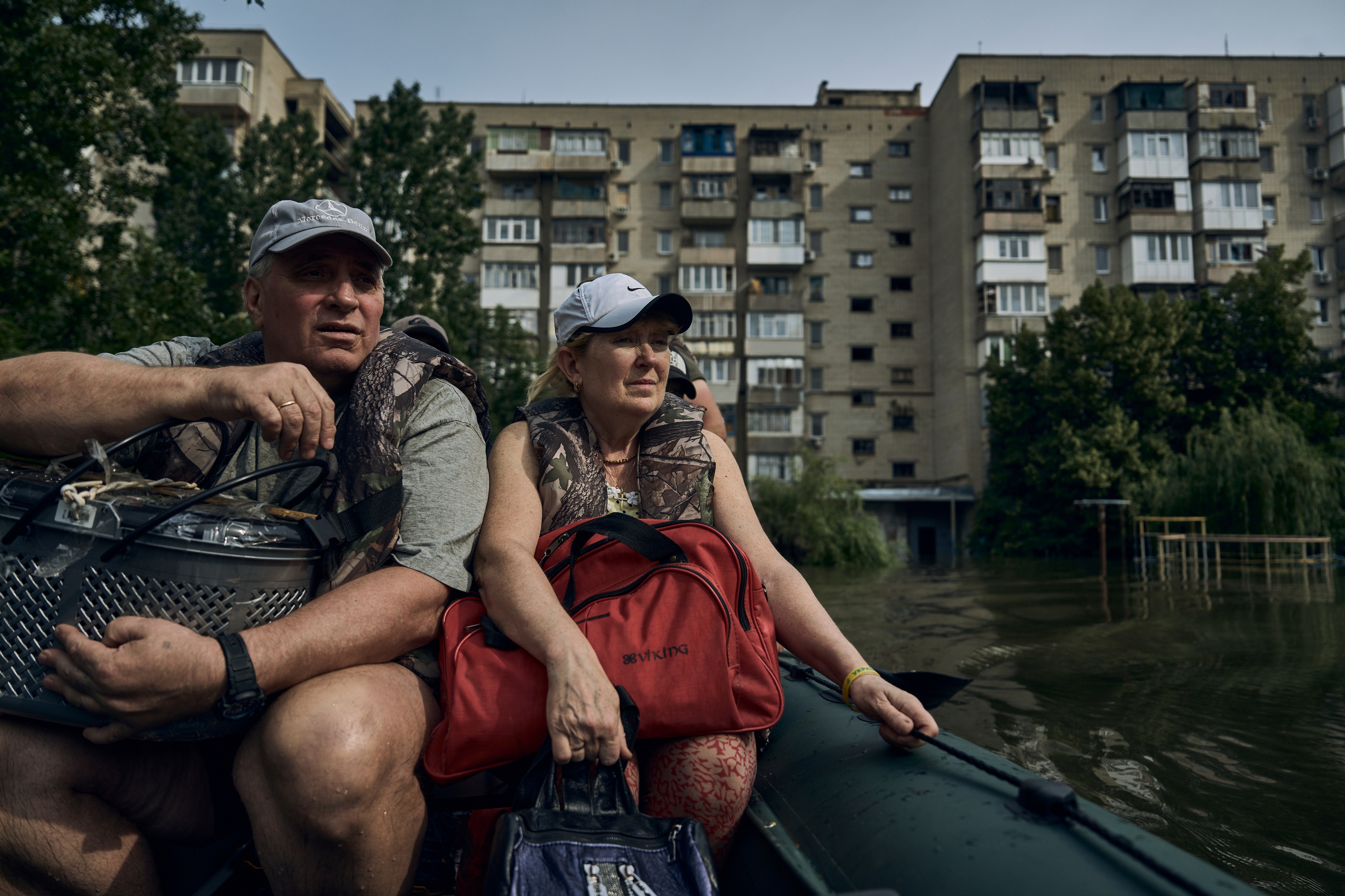Drone images of collapsed dam in Ukraine, devastation and no signs of ...