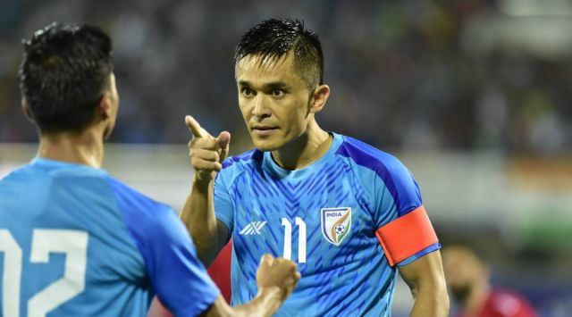 Tongue lashing from coach at half time pepped us: Sunil Chhetri | Football News - The Indian Express
