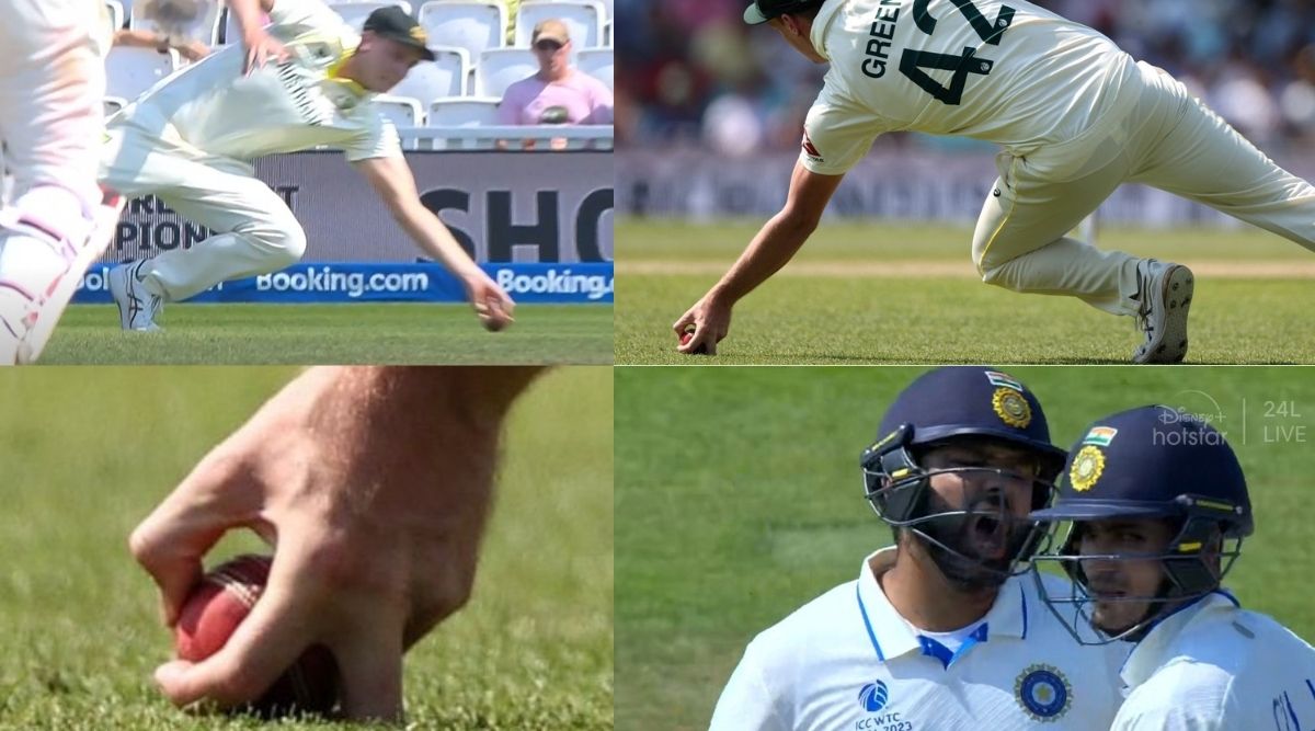 Did any part of the ball touch the ground just after? Ponting ...