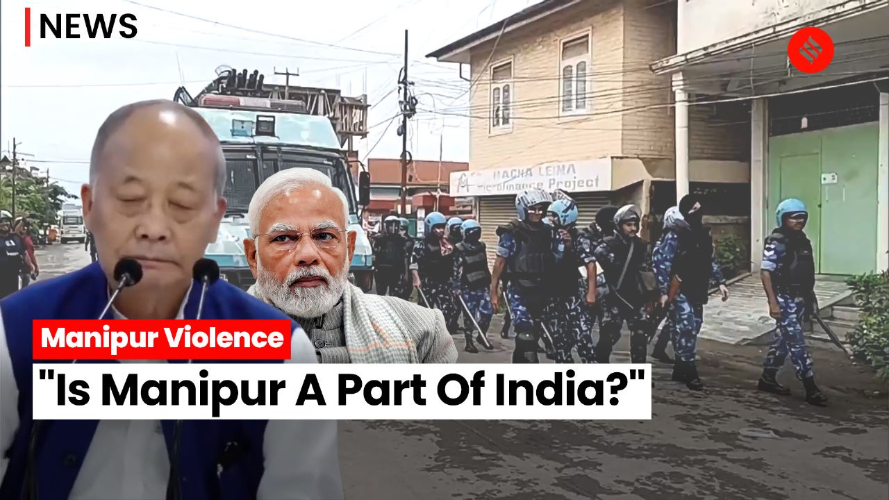 Is manipur a part of india if yes why is pm narendra modi silent asks ...