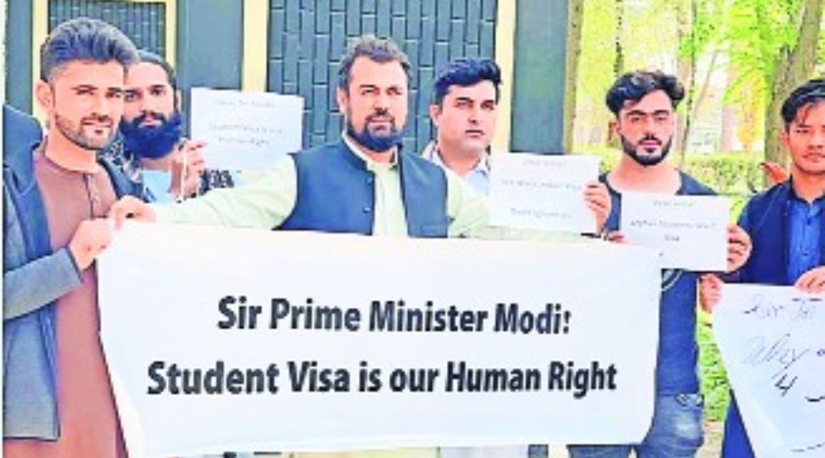 Denied visa, no online exams, Afghan students in India stare at a bleak ...