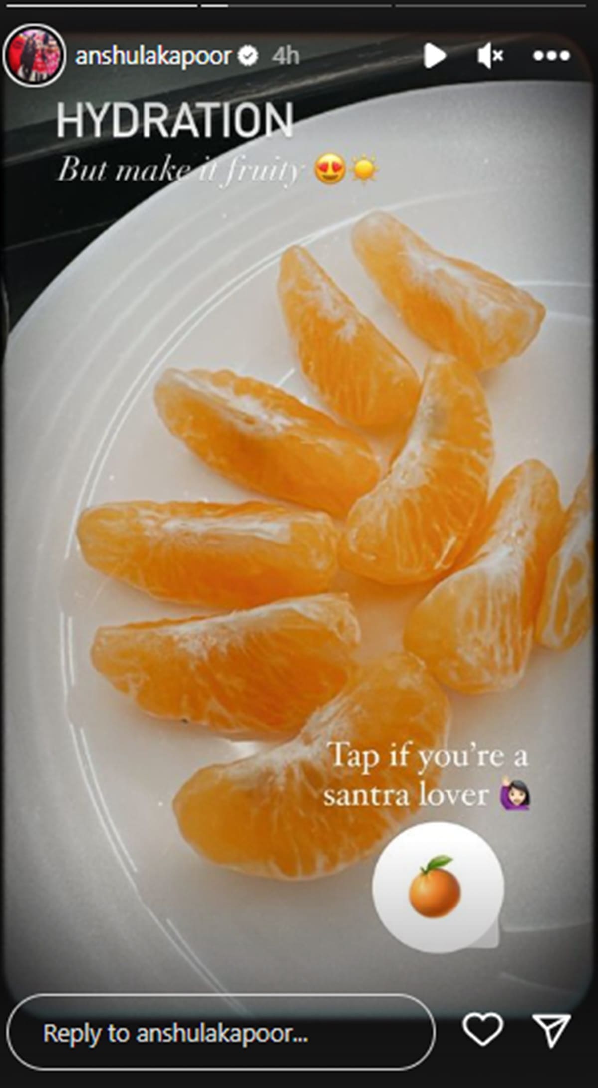 Anshula Kapoor keeps herself hydrated with oranges; here’s why you should too | Health News ...