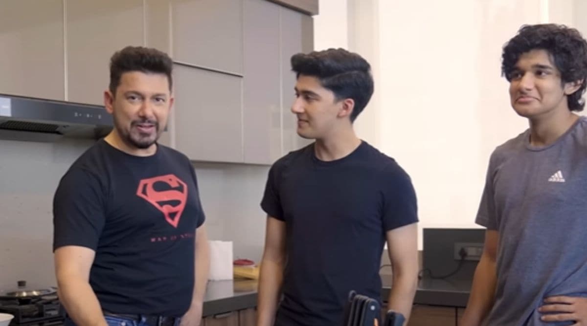 Madhuri Dixit’s son Arin learns new recipe to impress his college ...