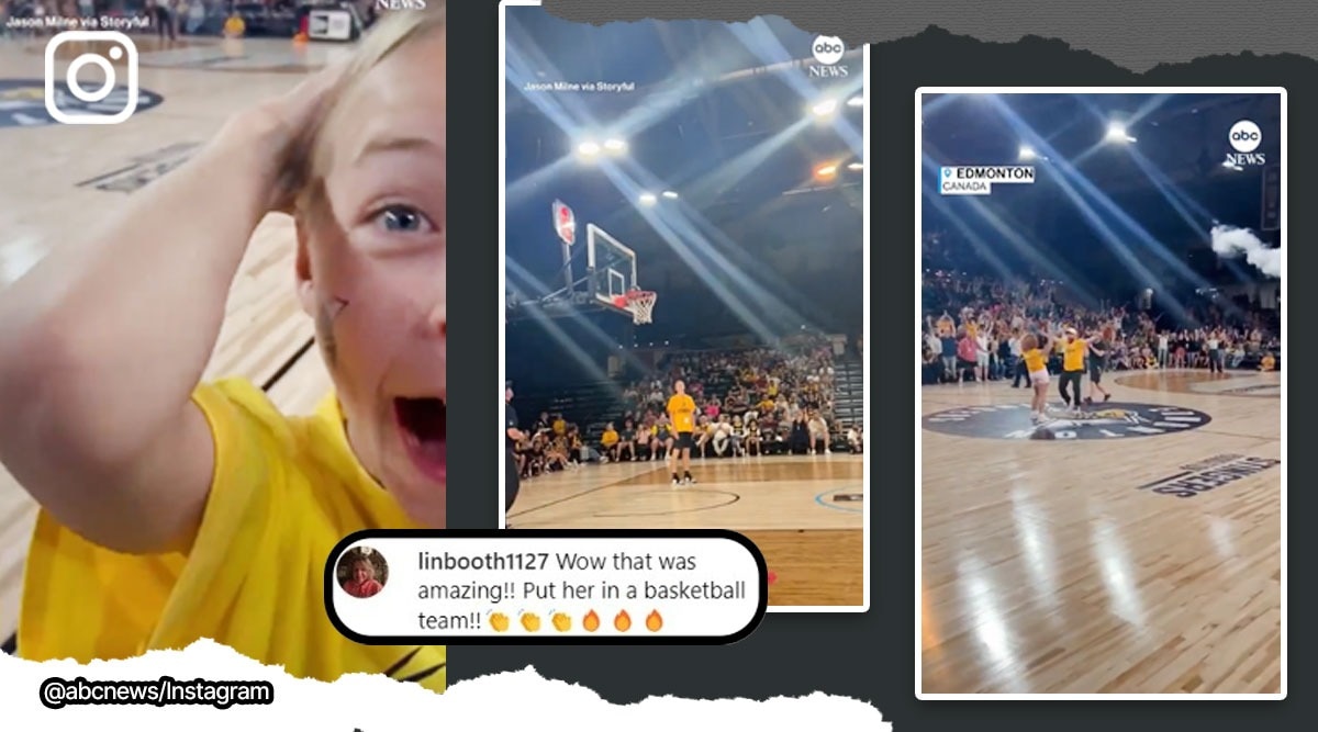 Watch: Woman wins free beer for a year after acing half-court shot ...