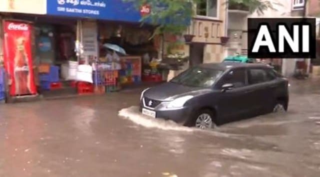 Chennai Rain Traffic Comes To Standstill Due To Waterlogging Rain To