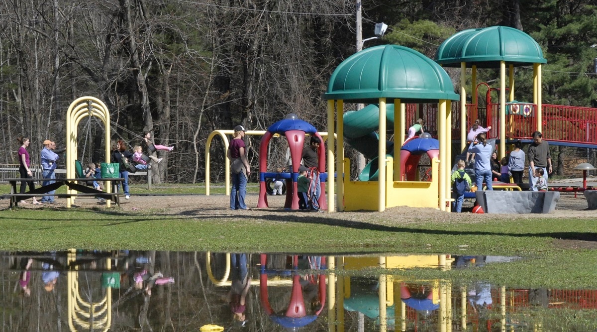 In US, playground slides doused with acid, injuring 2 children | World ...