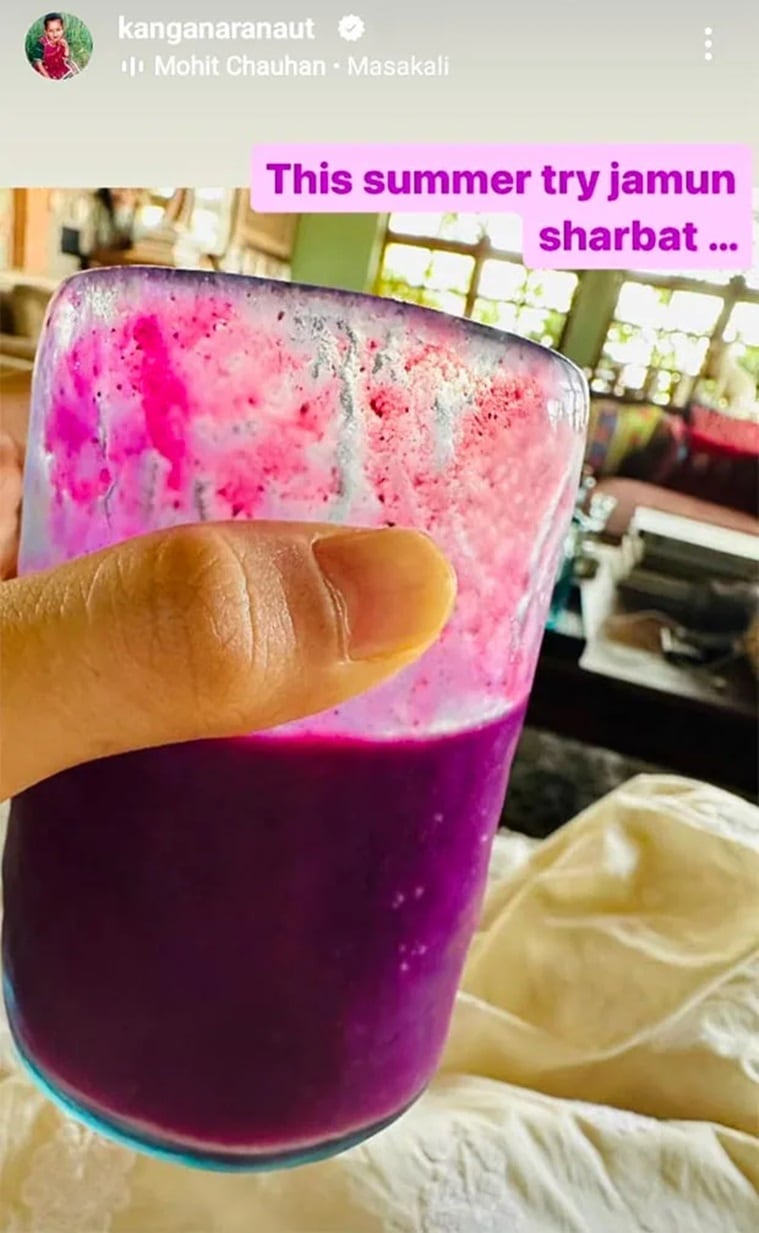 To regulate blood sugar level, the best time to have jamun is...