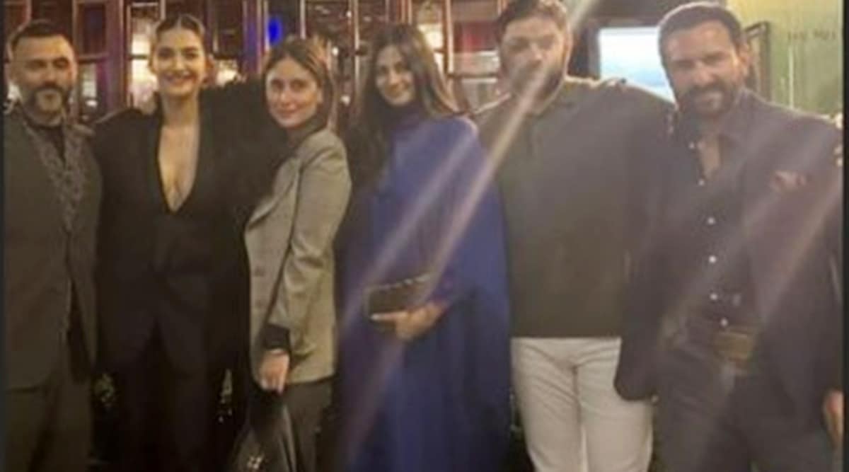 Sonam Kapoor meets ‘The Crew’ Kareena Kapoor-Saif Ali Khan, Rhea Kapoor-Karan Boolani for ...