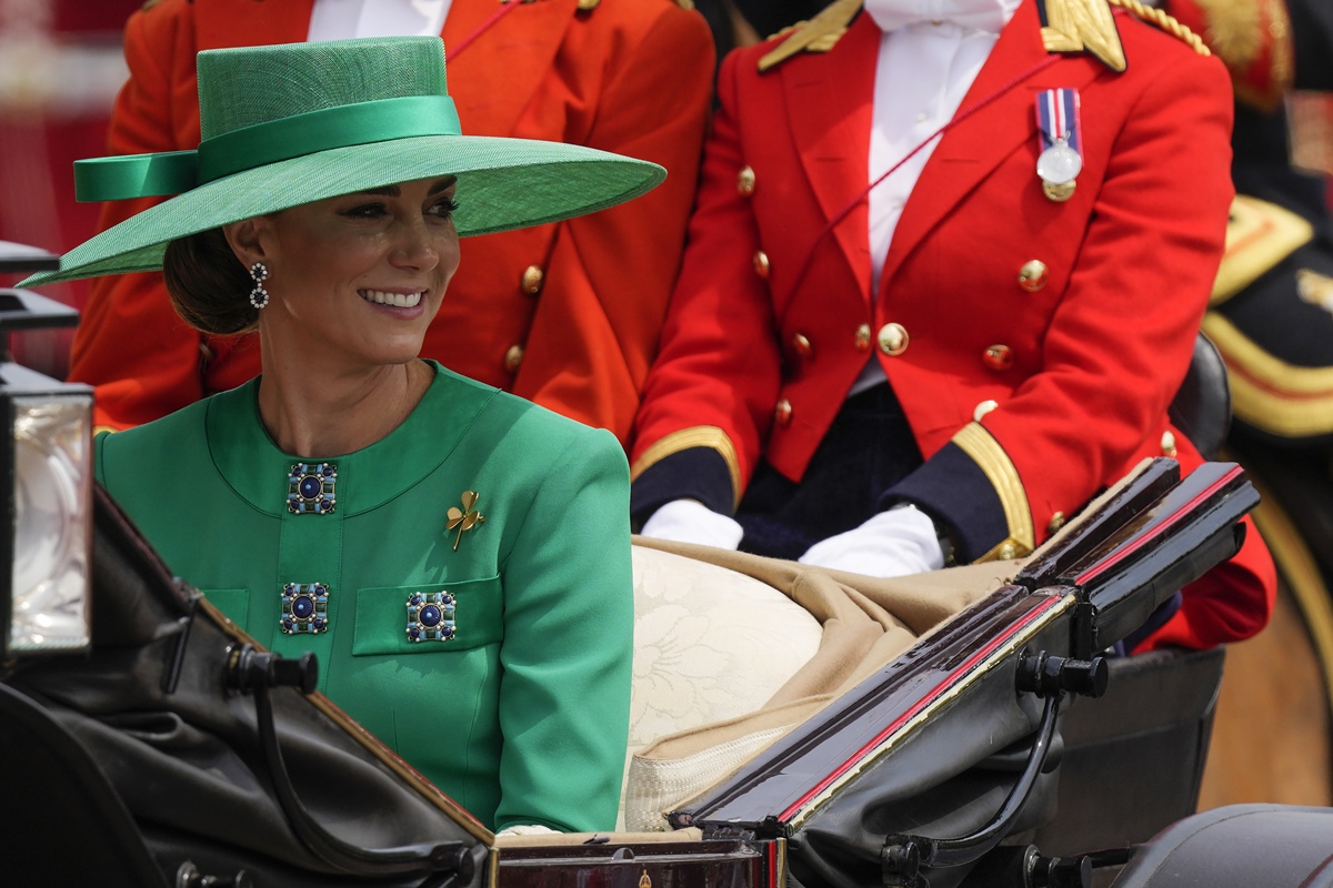Know the significance behind Kate Middleton’s green outfit at Trooping ...